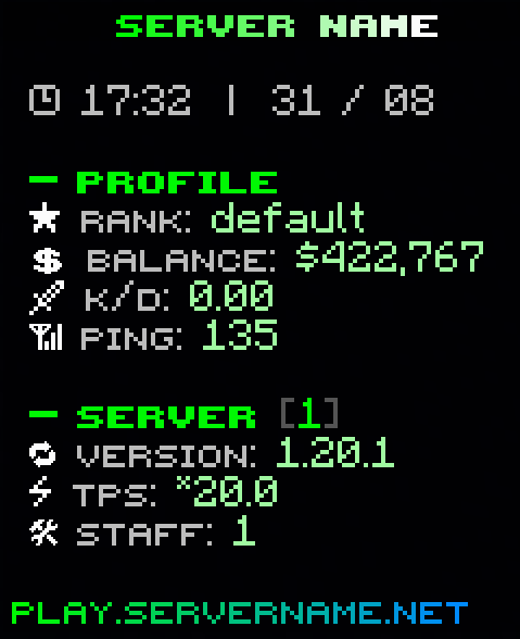 TAB & Scoreboard Configuration | BuiltByBit
